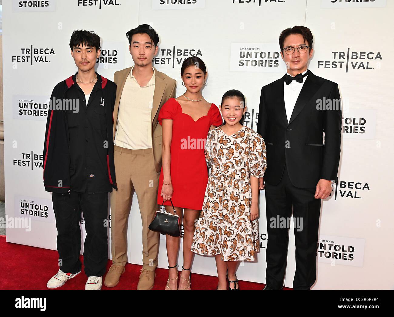 New York, USA. 10th June 2023. Syre, Yoon, Yoo, Choi and Jung Joon Ho ...