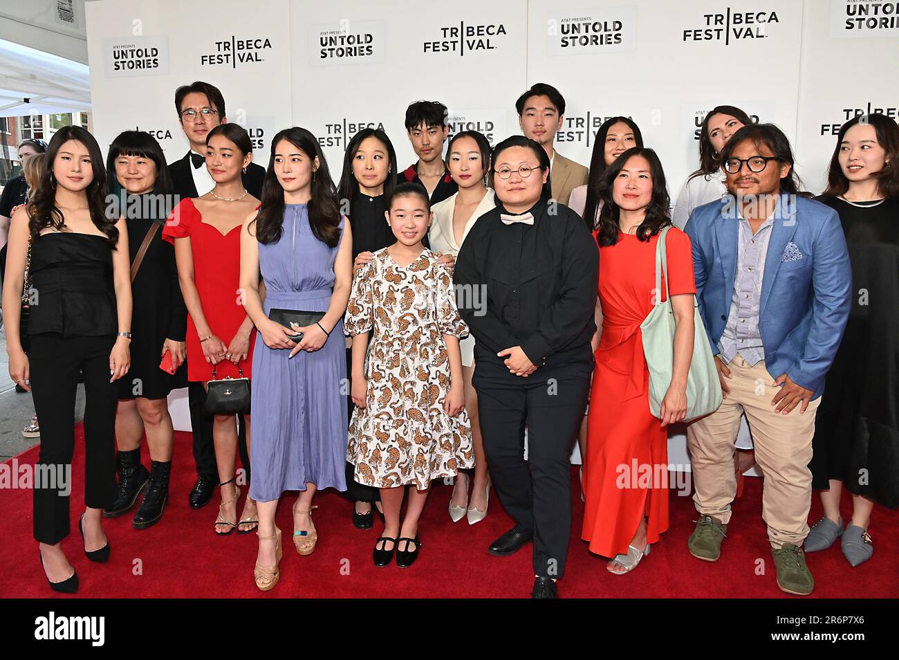 New York, USA. 10th June 2023. Jung Joon Ho, Erin Yoo, Abin Andrews ...