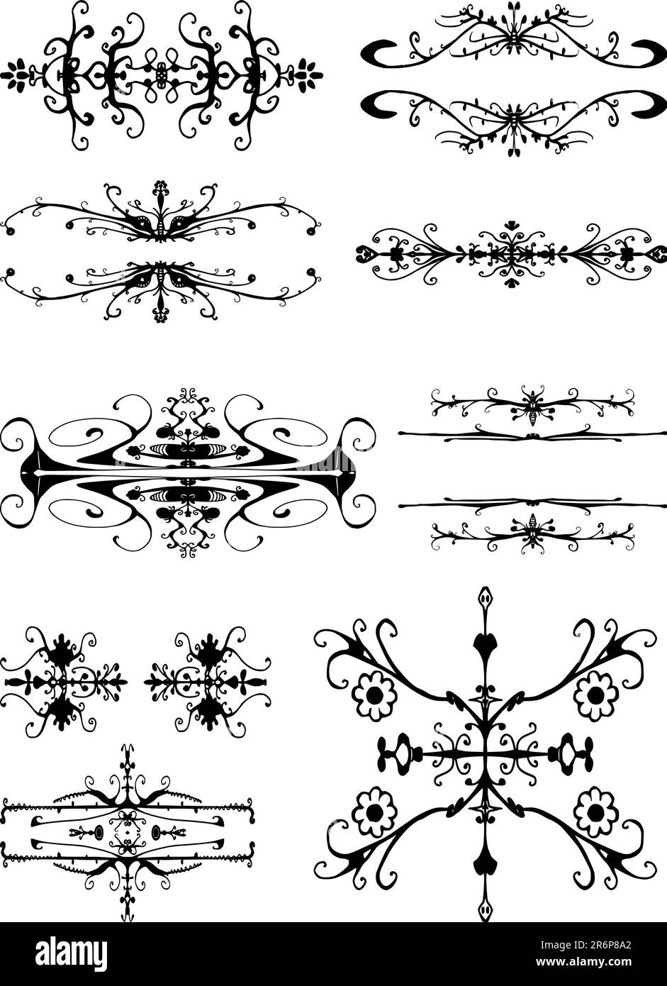 Vector illustration of abstract vector design elements Stock Vector ...