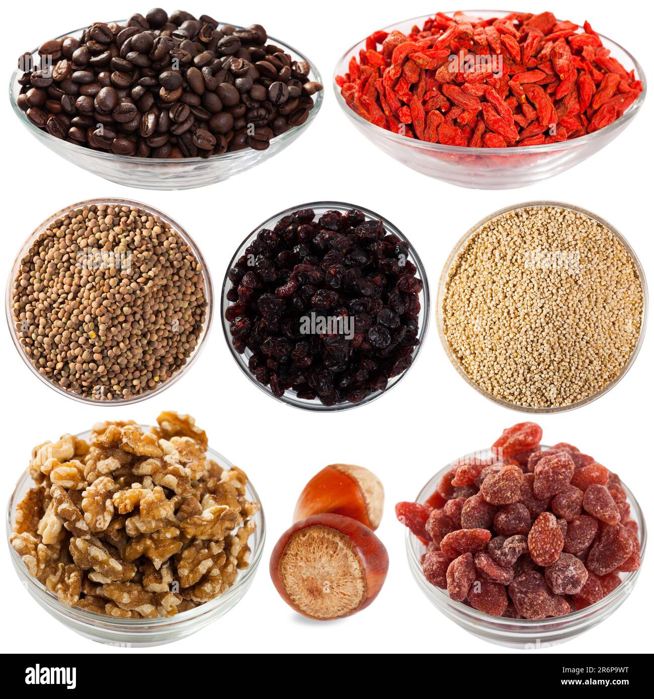 Set of dried and bulk food Stock Photo - Alamy