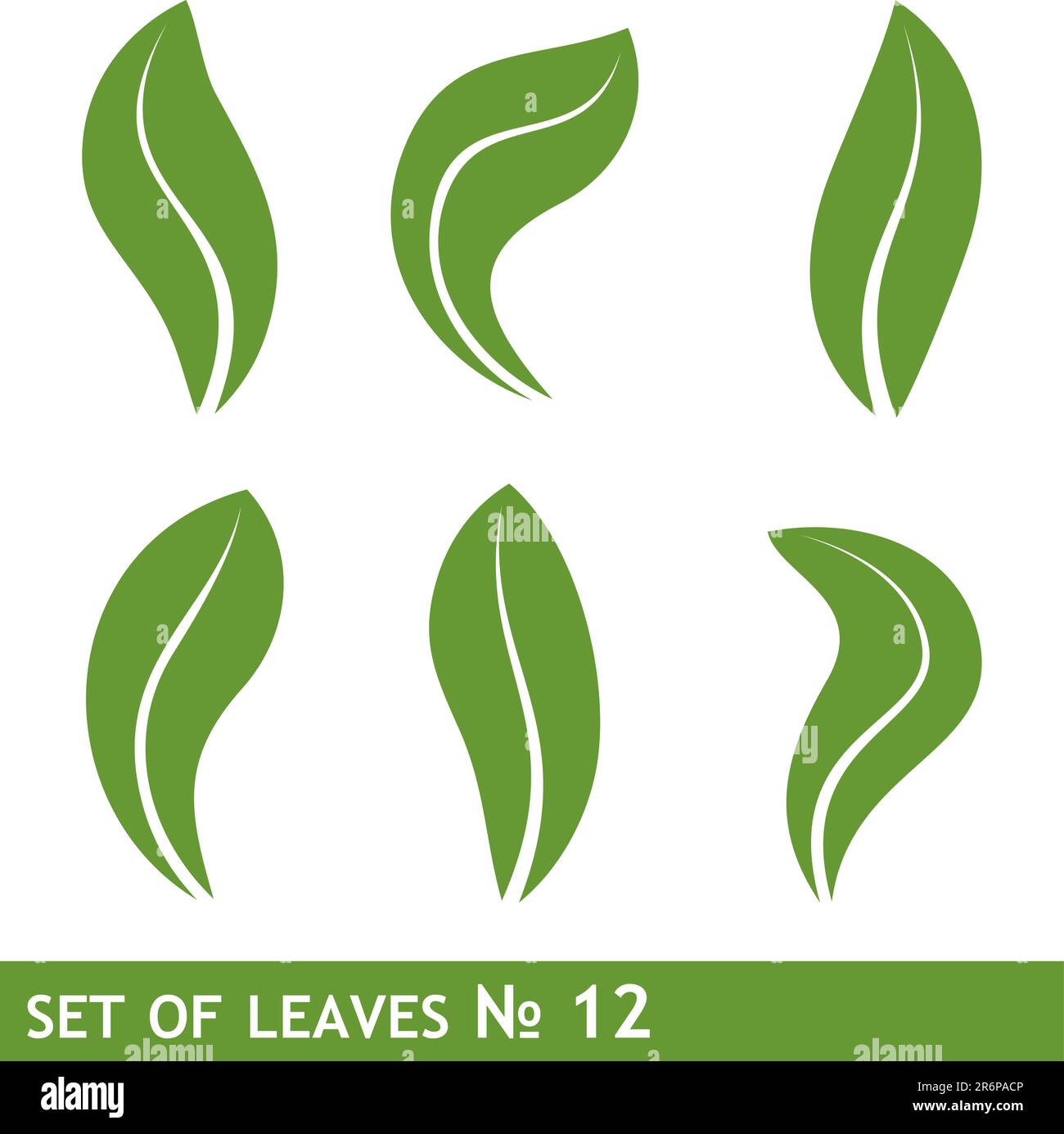 Illustration of leaves set for design - vector Stock Vector Image & Art ...