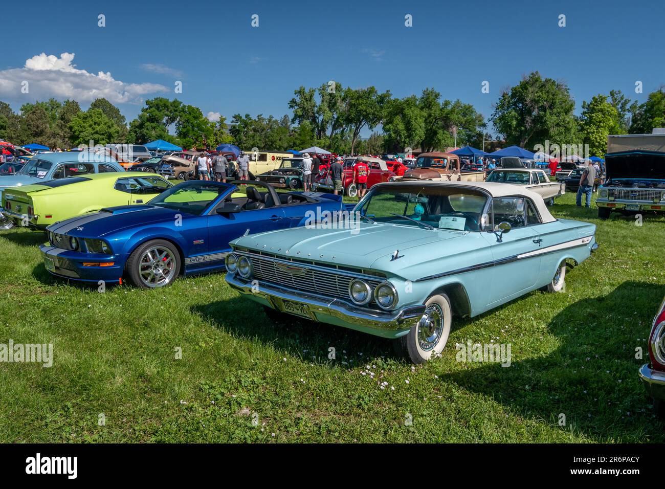 Canon City, CO, USA - June 10, 2023: Vintage cars and the peoople they ...