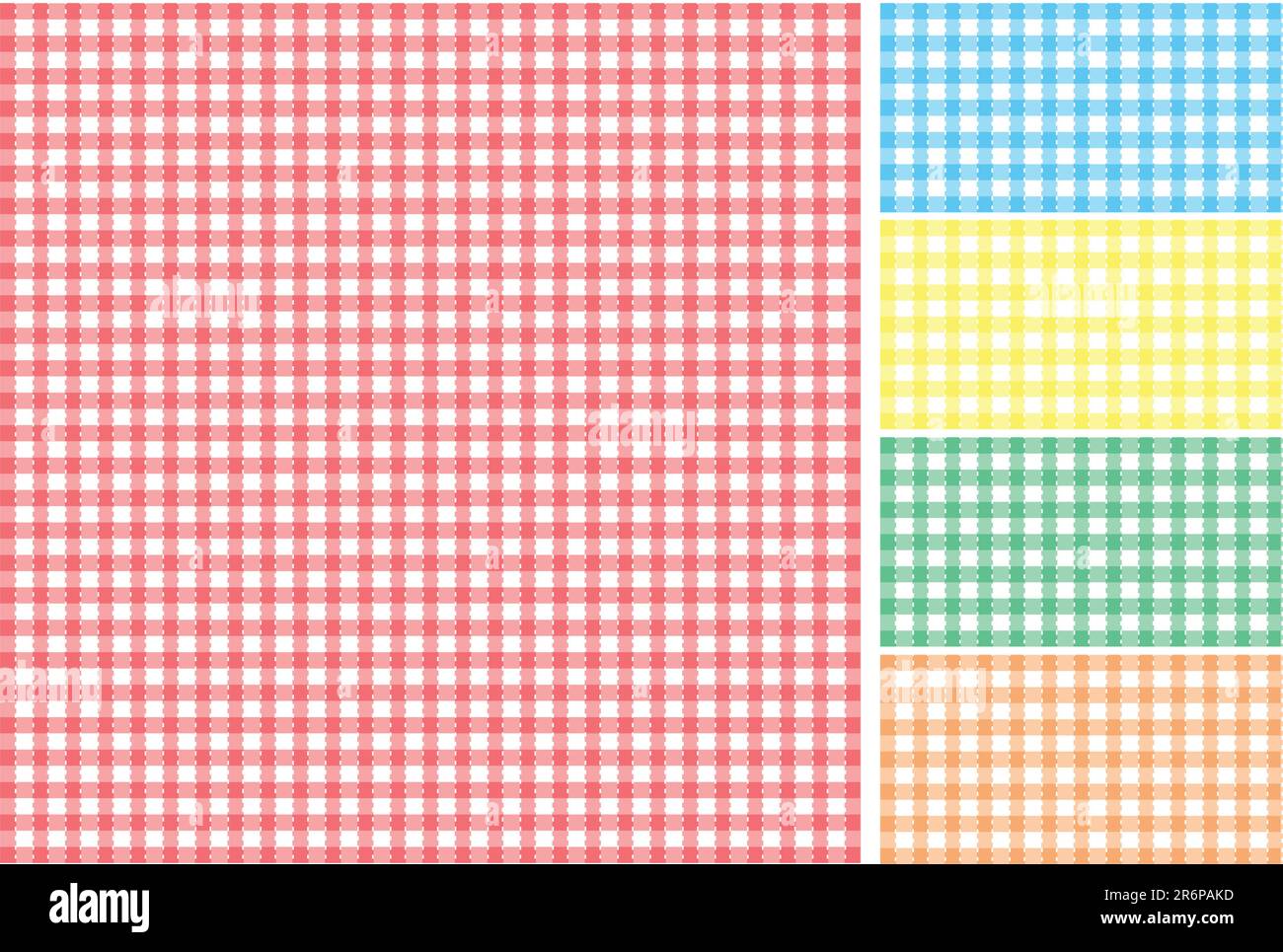 Yellow blue check tartan Stock Vector Images - Alamy