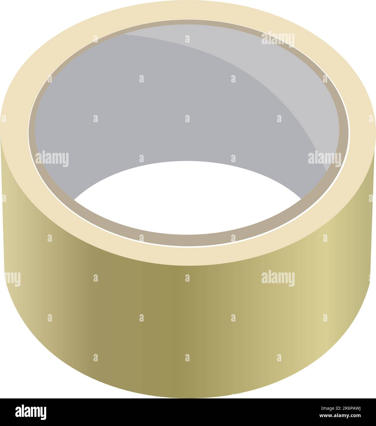 Realistic illustration of adhesive tape. Vector Stock Vector Image ...