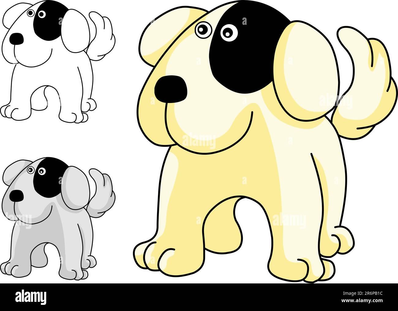 A cute cartoon dog illustration Stock Vector Image & Art - Alamy