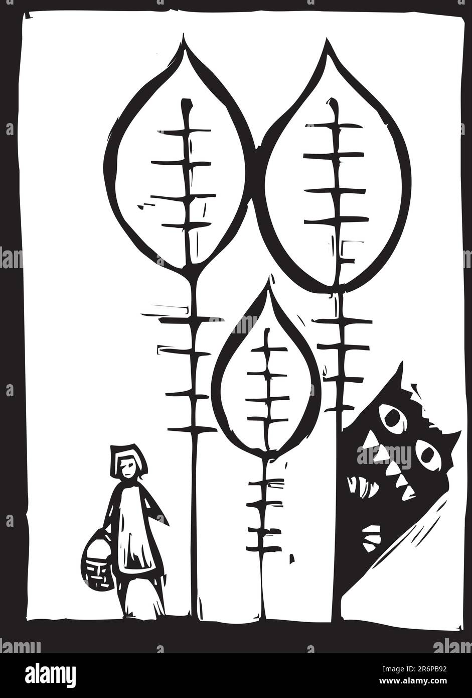 Person hiding behind a tree Stock Vector Images - Alamy