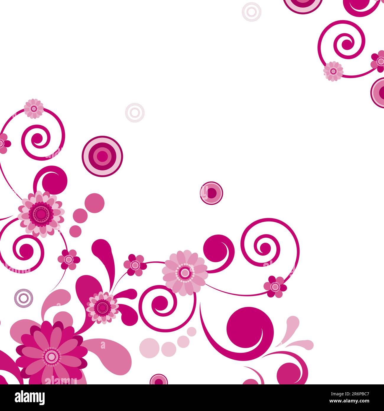 Vector. Pink flower. Floral background. To see similar, please visit MY ...