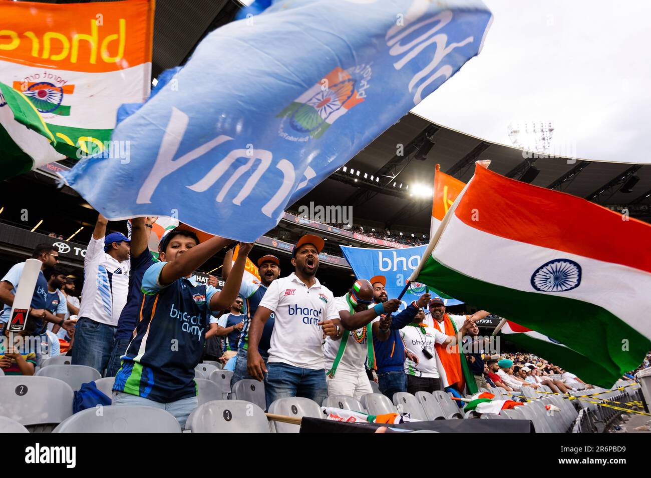 Indian cricket fans melbourne hi-res stock photography and images - Alamy