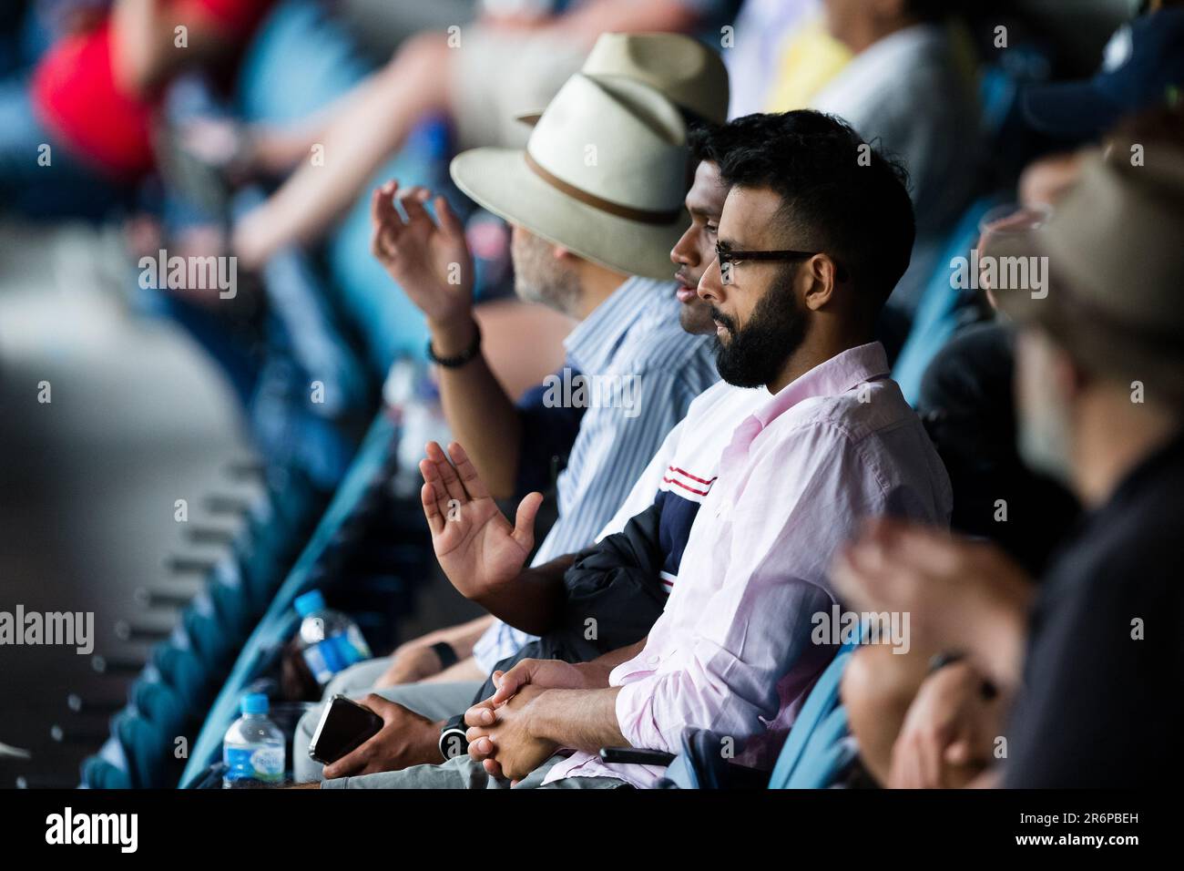 MELBOURNE, AUSTRALIA - DECEMBER 27: A view of Cricket Fans during day ...