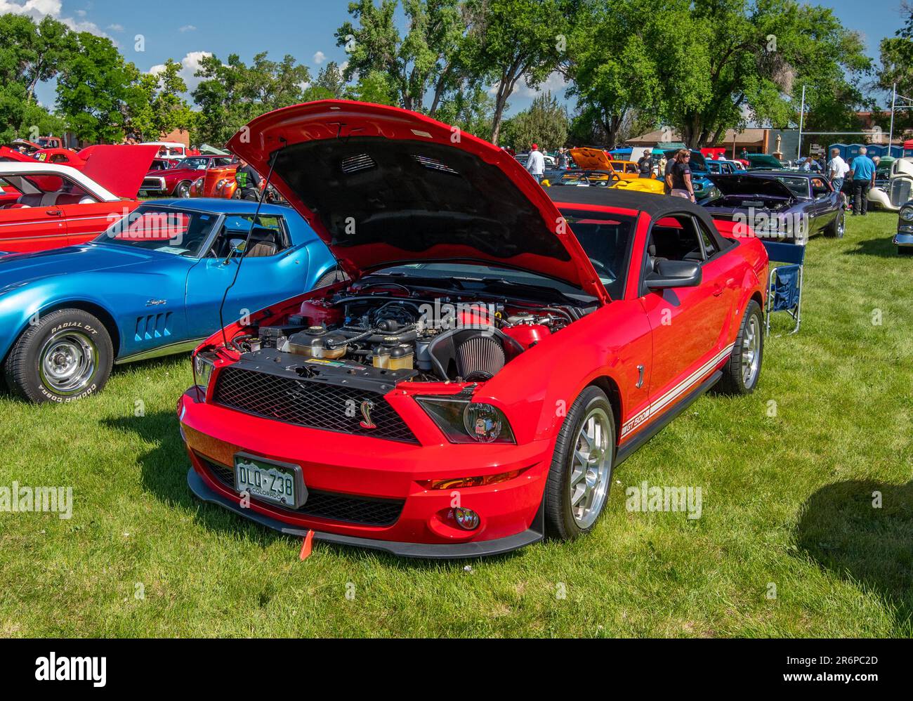 Canon City, CO, USA - June 10, 2023: Vintage cars and the peoople they ...
