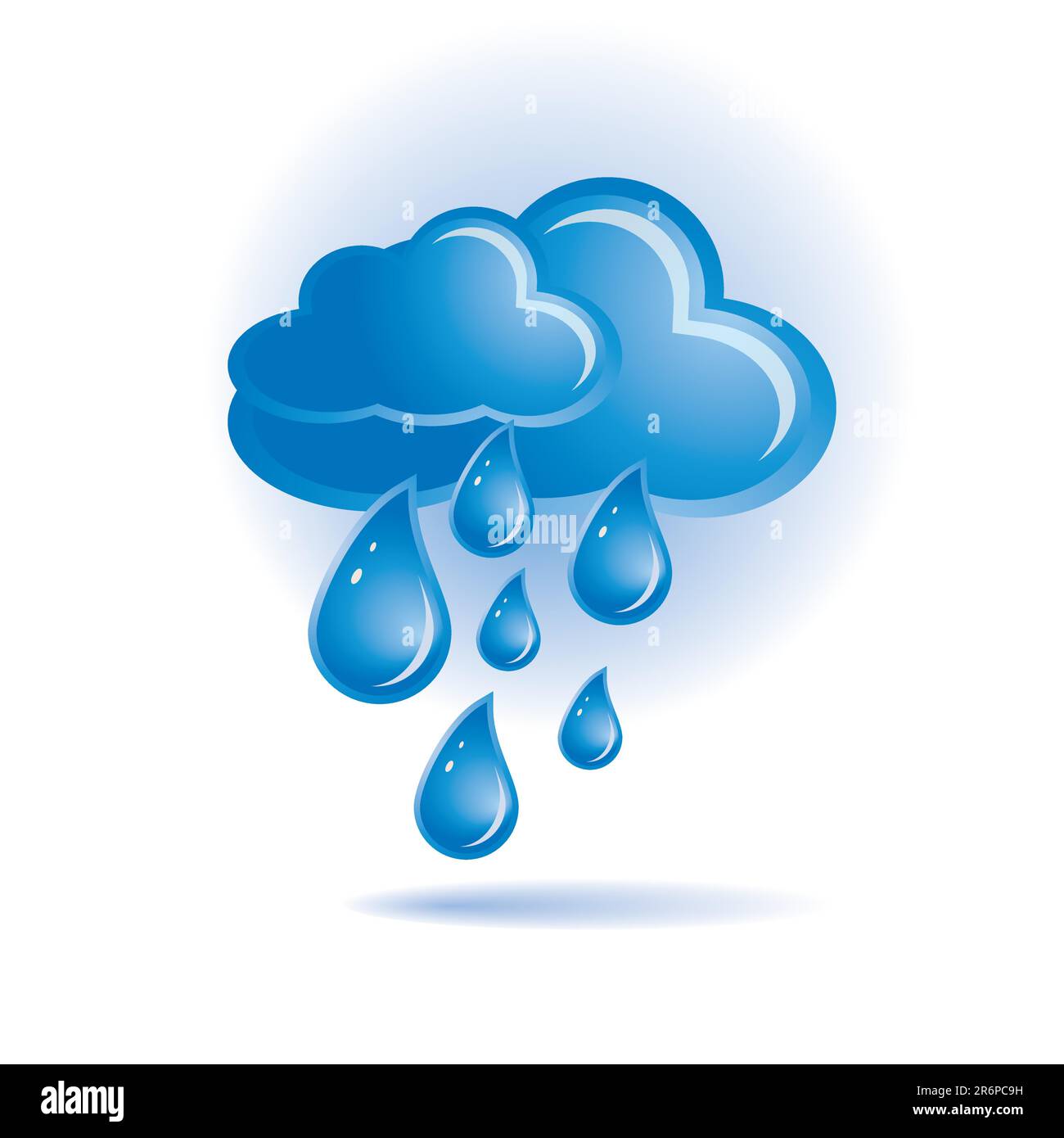 Thunder with rain Stock Vector Images - Alamy