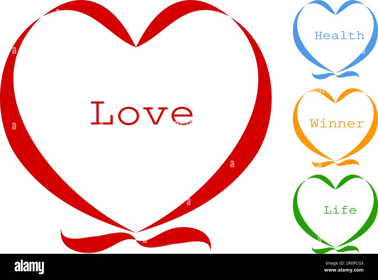 Winner red yellow text Stock Vector Images - Alamy