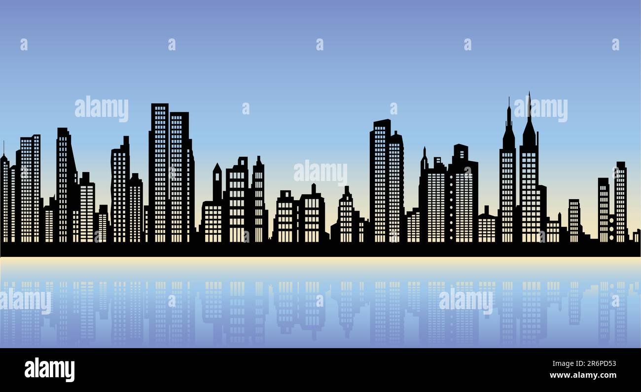 vector cityscape of new york Stock Vector Image & Art - Alamy