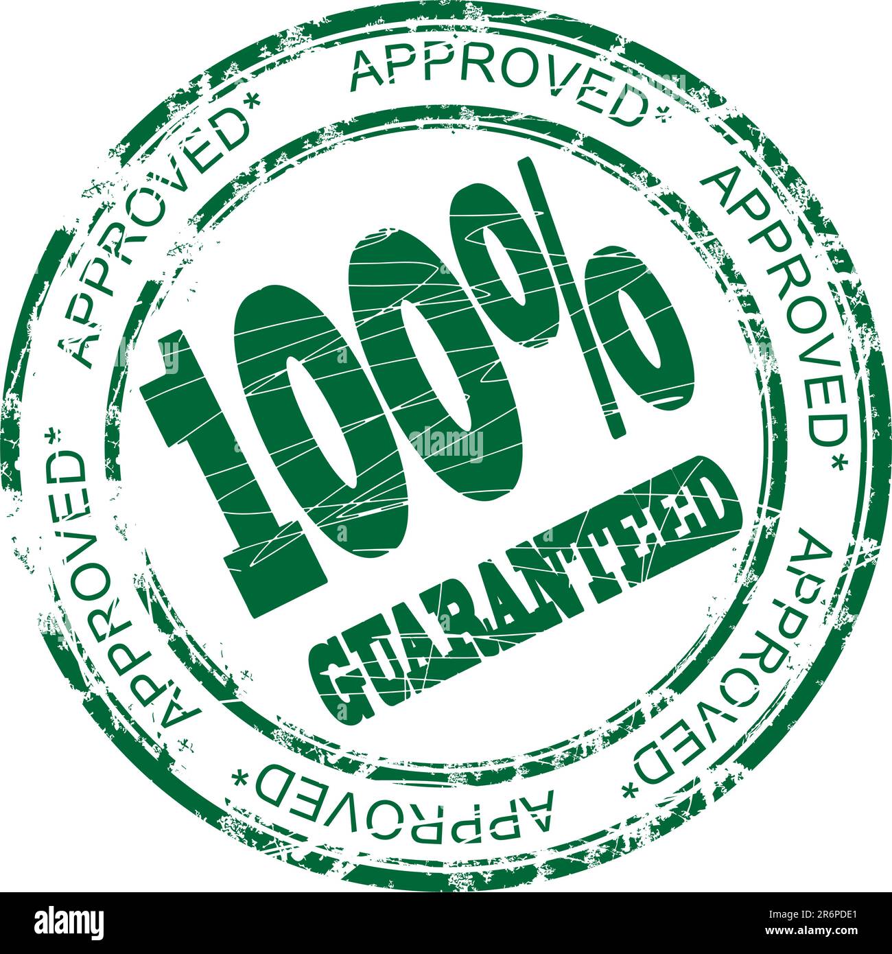 Illustration of a grunge rubber ink stamp on white background Stock ...