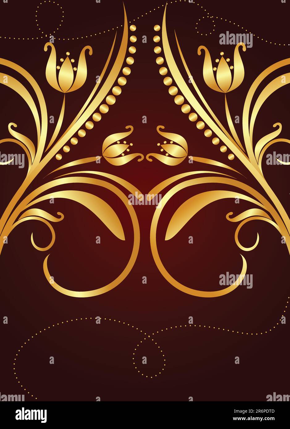 Gold background for design of cards and invitation. Vector Stock Vector ...