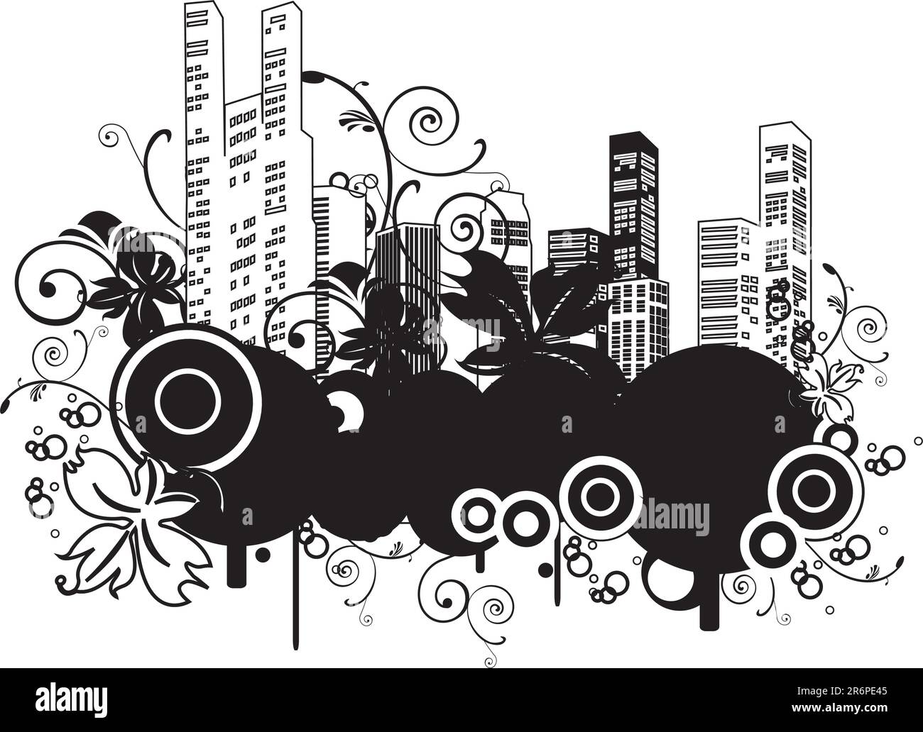 Urban plant Stock Vector Images - Alamy