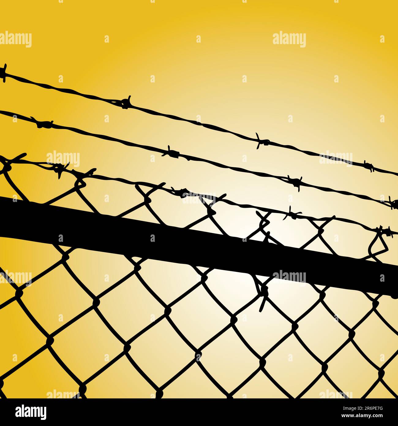 vector illustration of a barbed wire Stock Vector Image & Art - Alamy