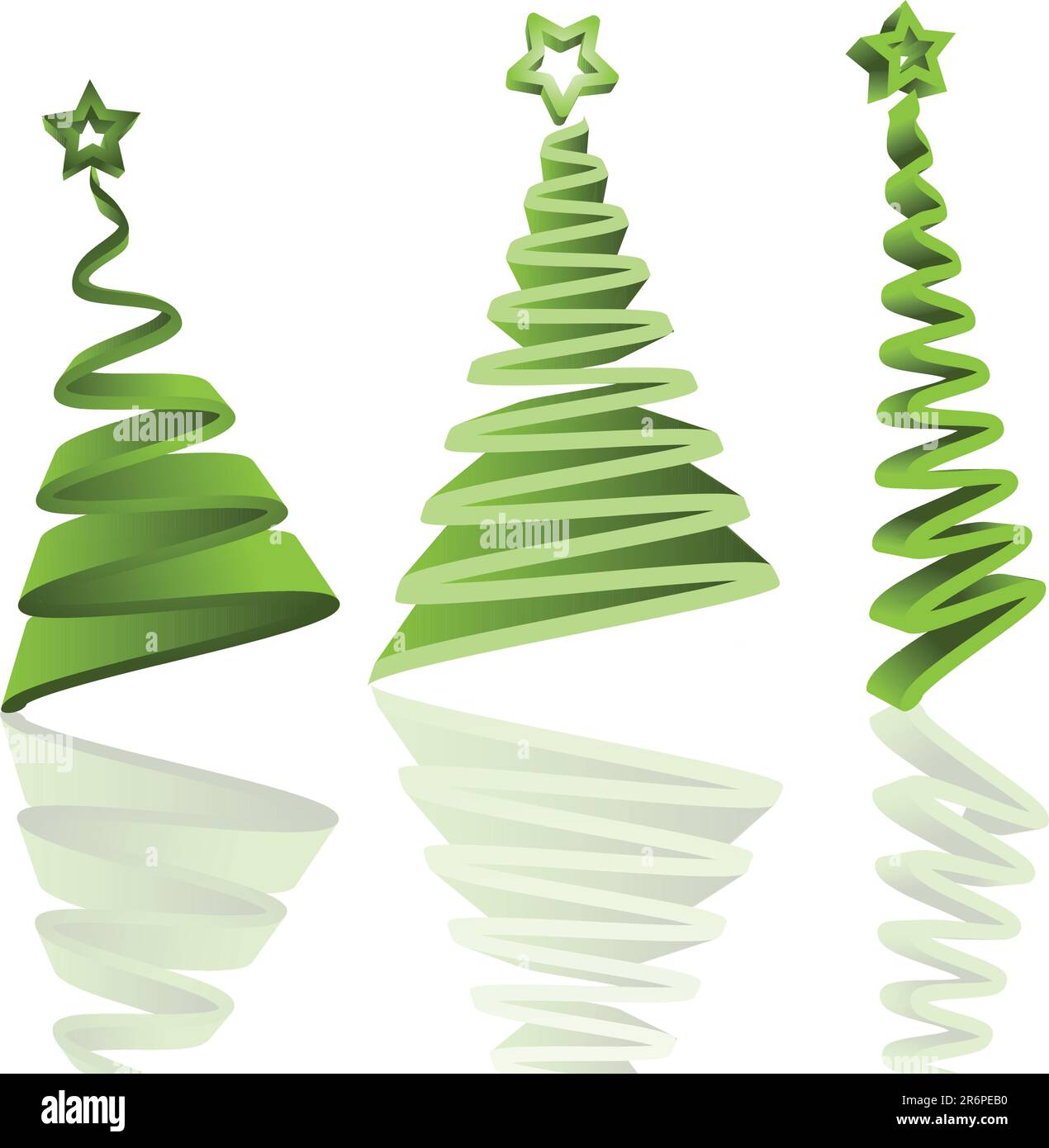 3d christmas tree holiday Stock Vector Images - Alamy