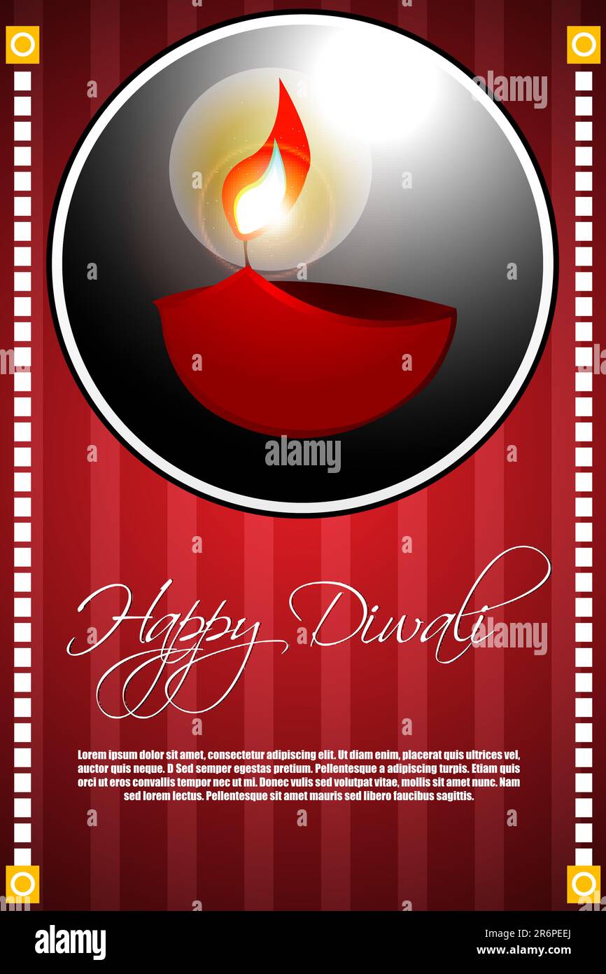 Burn diya Stock Vector Images - Alamy