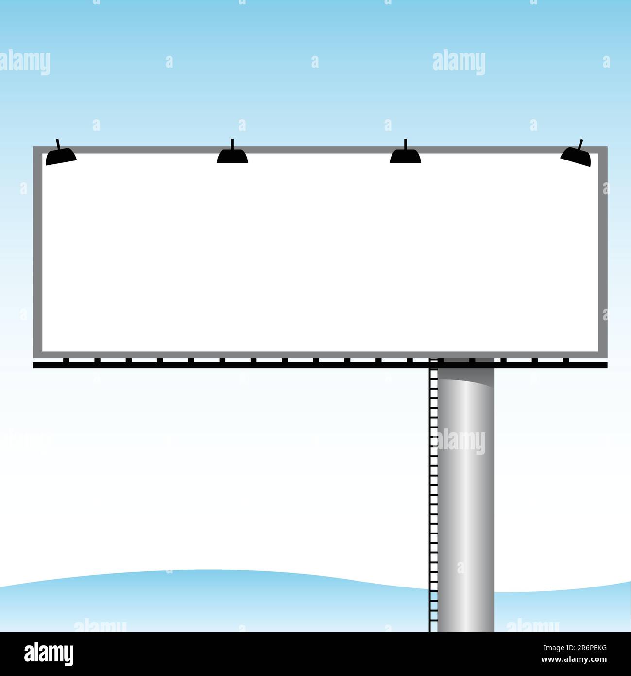 vector illustration of an outdoor billboard Stock Vector Image & Art ...