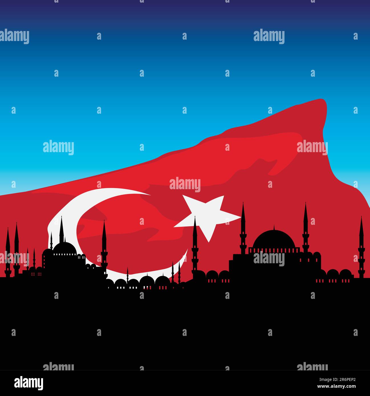 vector cityscape of istanbul Stock Vector Image & Art - Alamy