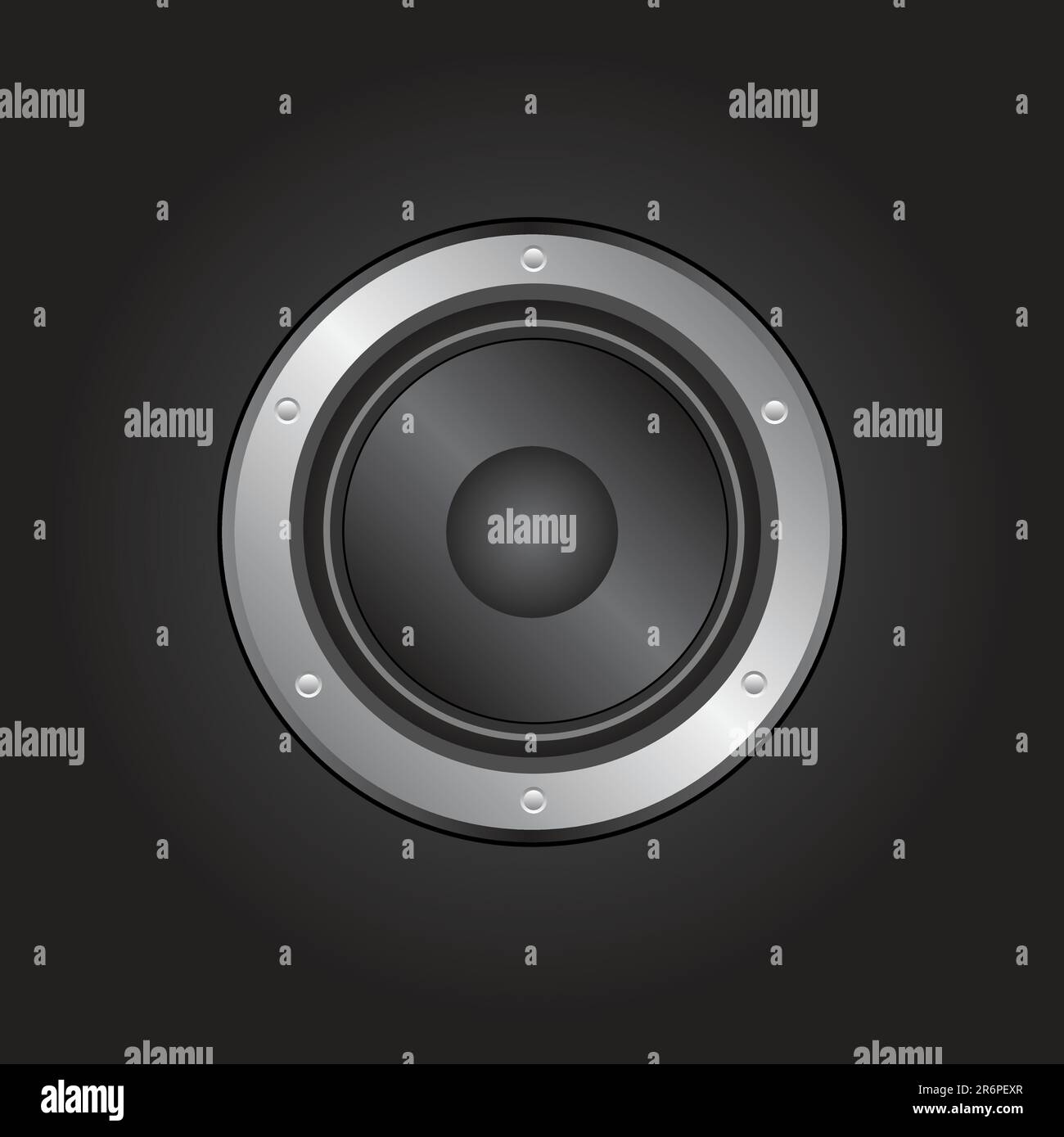 vector illustration of a loudspeaker Stock Vector Image & Art - Alamy