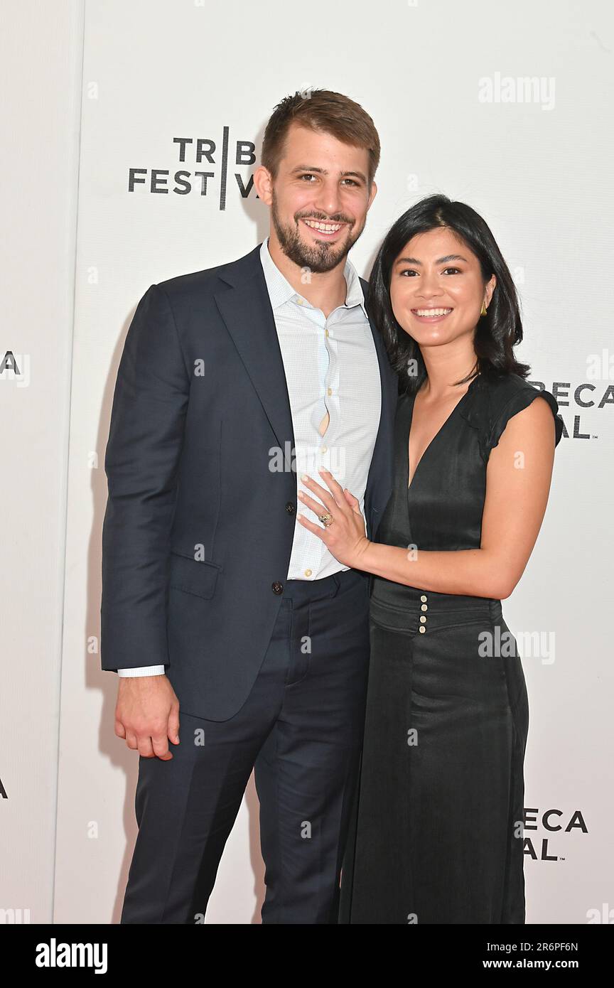 New York, USA. 10th June 2023. Oanh-Nhi Nguyen and husband Matt Miller ...