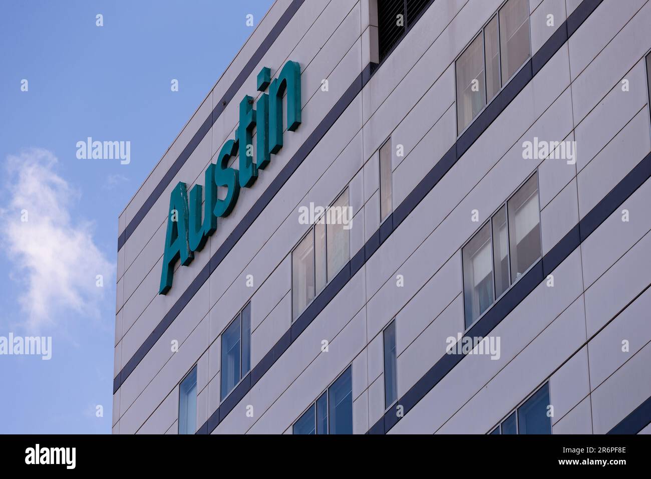 The Austin Hospital during COVID 19 on 16 April, 2020 in Melbourne ...