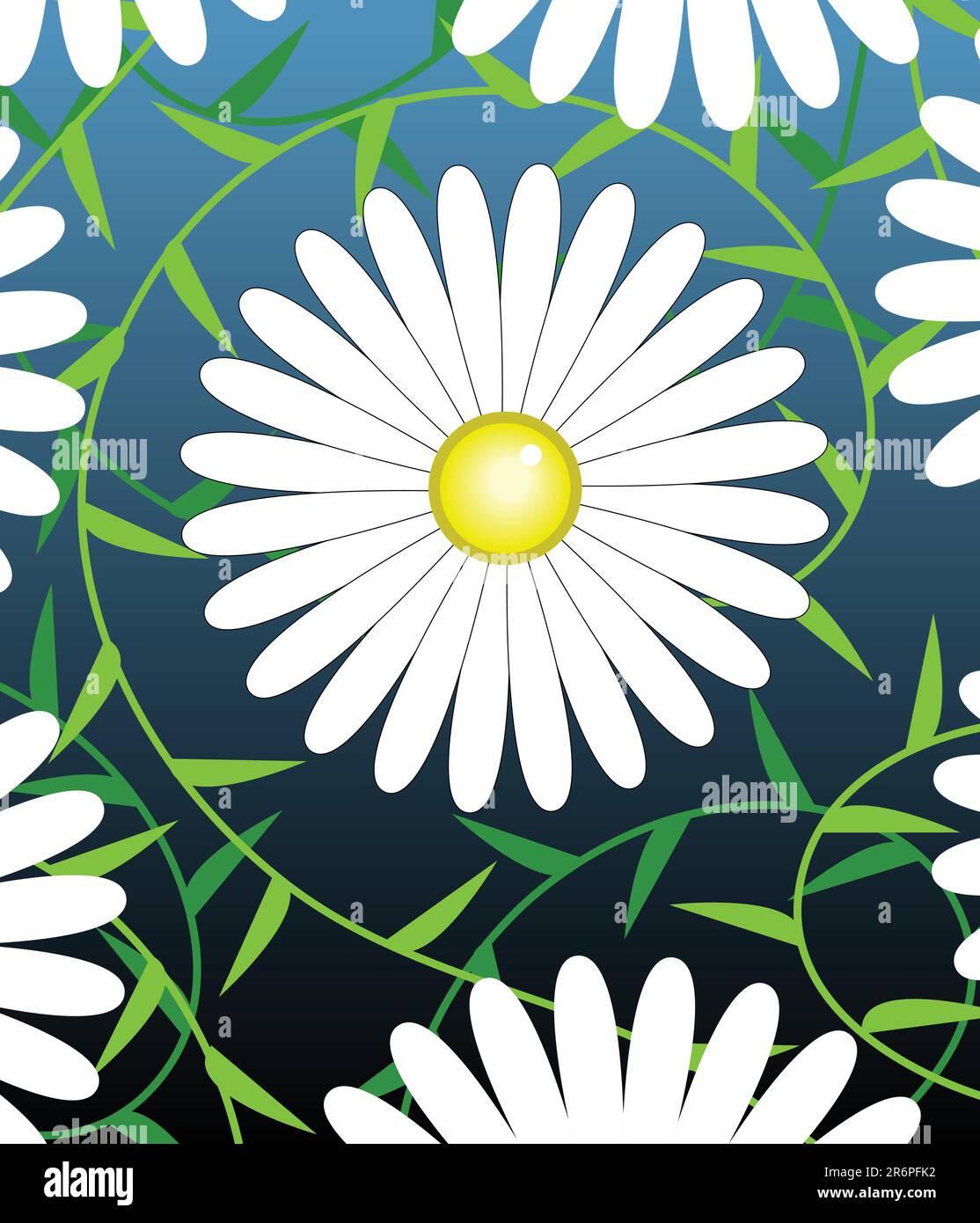 Editable vector illustration of a generic flower Stock Vector Image ...