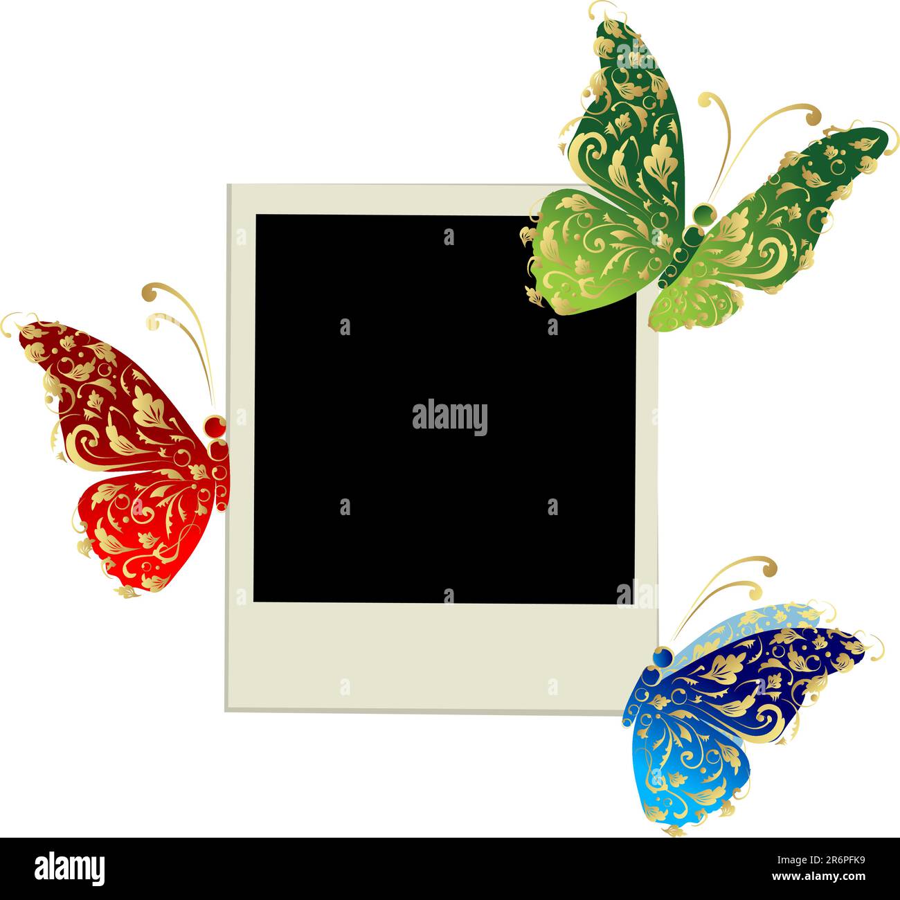 Butterfly photograph Stock Vector Images - Alamy