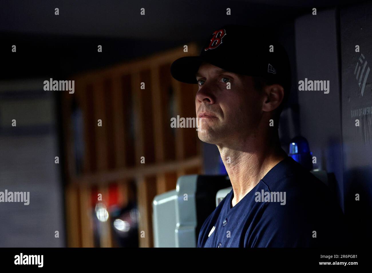 Boston Red Sox pitcher Tanner Houck looks on against the New York ...
