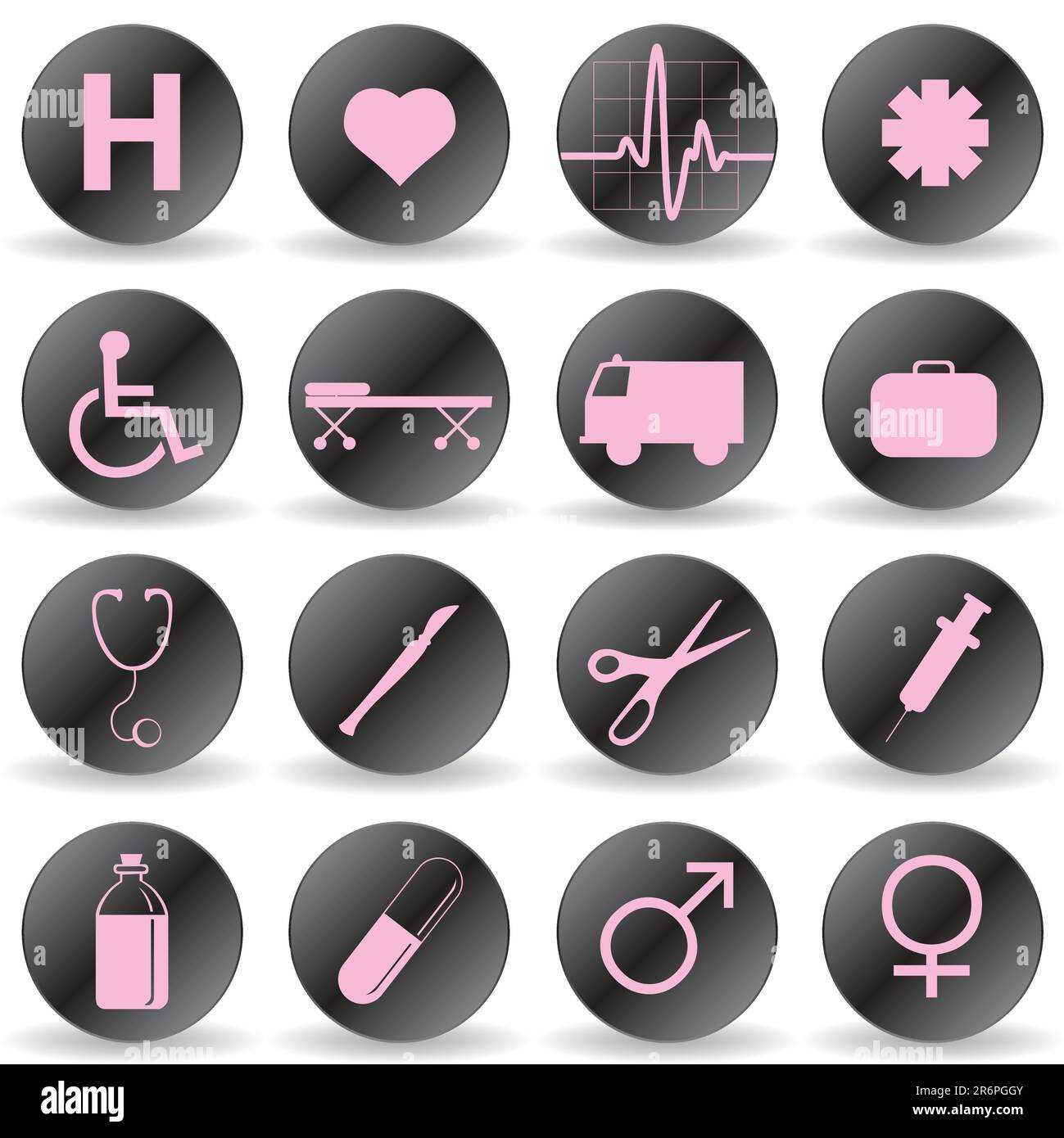 vector collection of medical icons Stock Vector Image & Art - Alamy