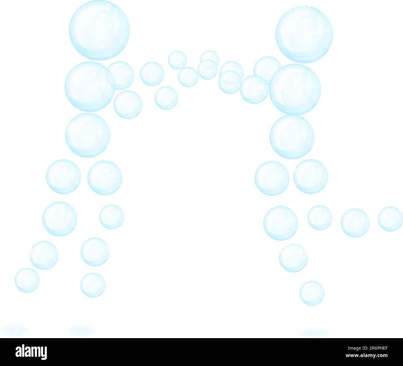 Bubble people. Isolated white background. Eps10. Illustration for your ...