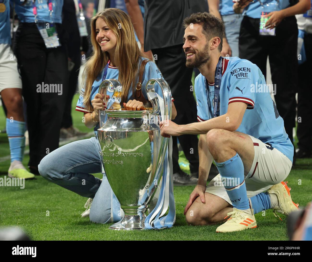 Istanbul, Turquie. 10th June, 2023. Bernardo Silva and Ines Tomaz ...
