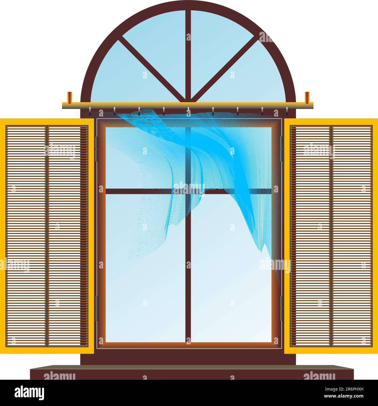 Traditional shutters Stock Vector Images - Alamy