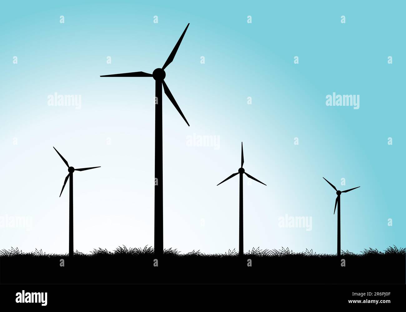 Pump windmills Stock Vector Images - Alamy