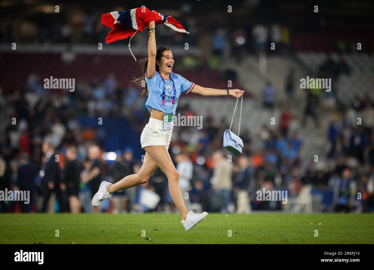 Istanbul, Turkey. 10th Jun 2023. Isabel Haugseng Johansen die Freundin ...