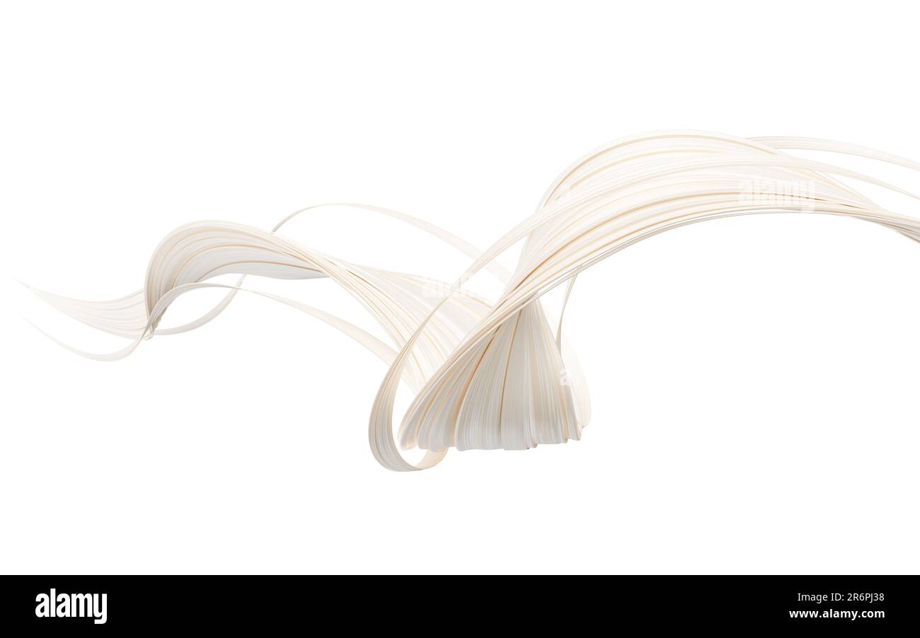 Flowing Ribbon Drawing