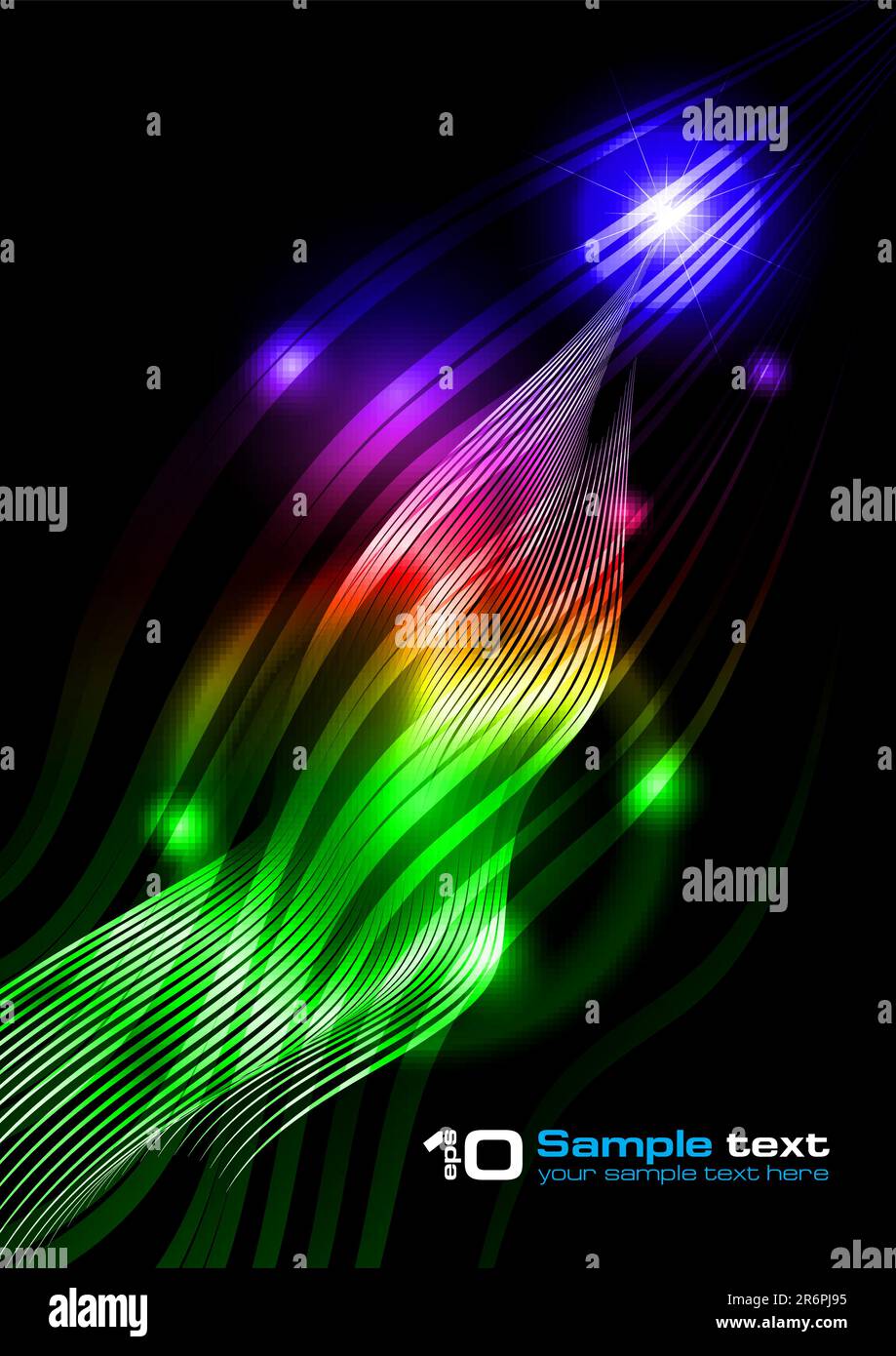 Abstract vector glowing background. For your design. Eps 10 Stock ...