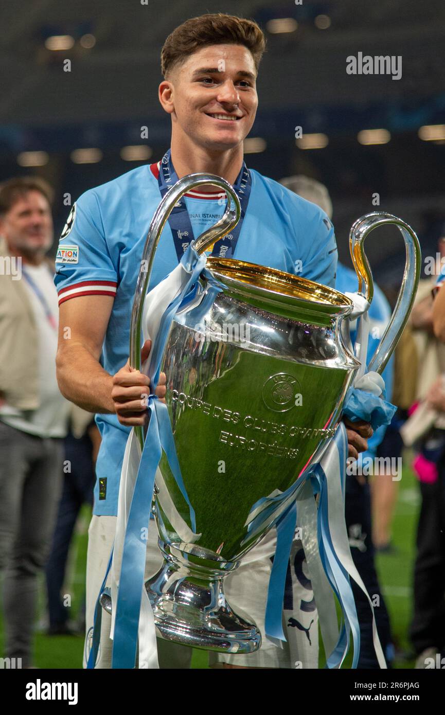 Istambul, Turkey. 11th June, 2023. Julián Álvarez of Manchester City ...