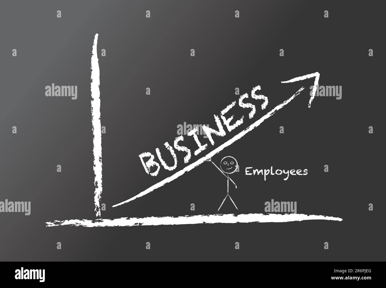 Teamwork chalk drawing Stock Vector Images - Alamy