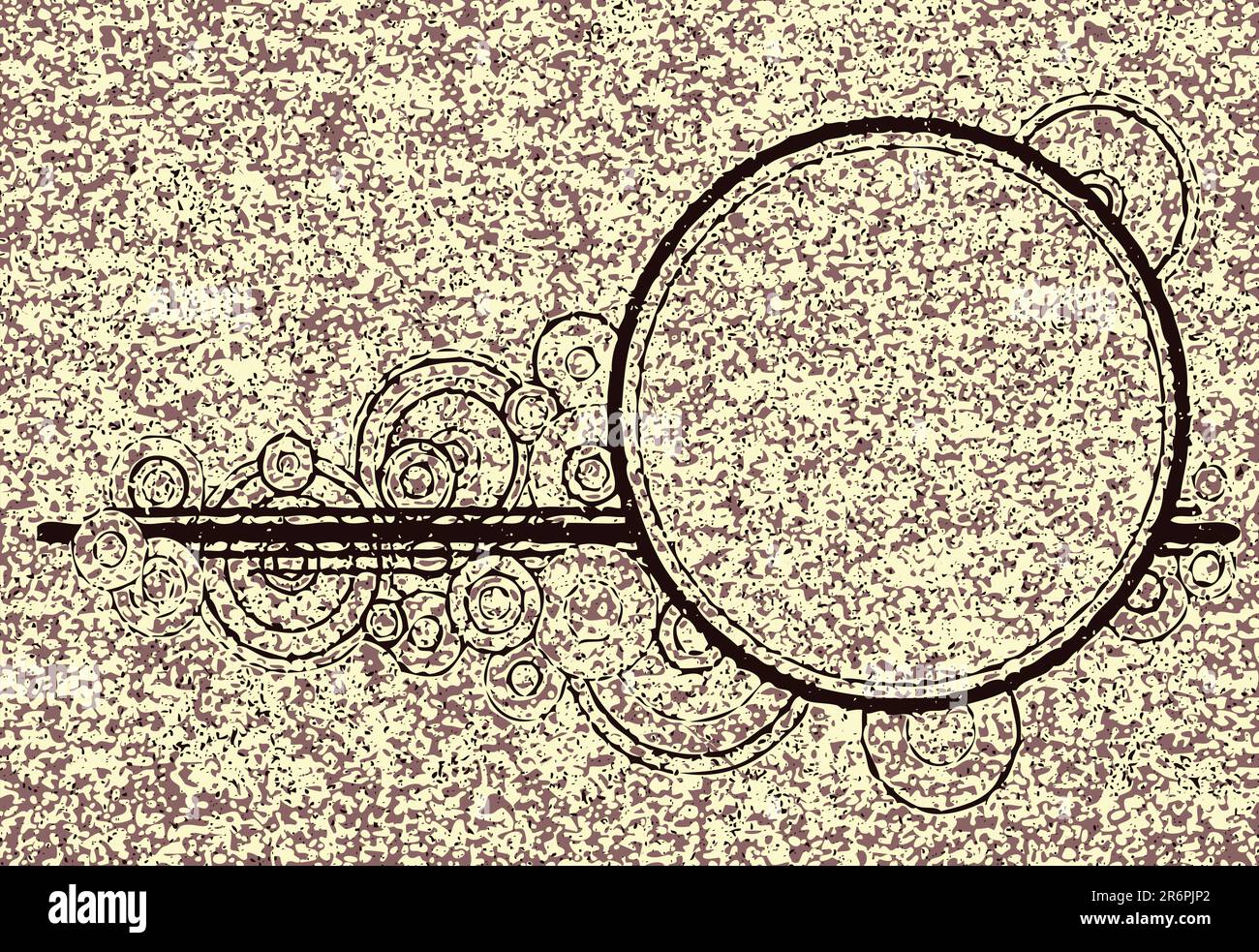 Editable vector design of circles and grunge elements Stock Vector ...