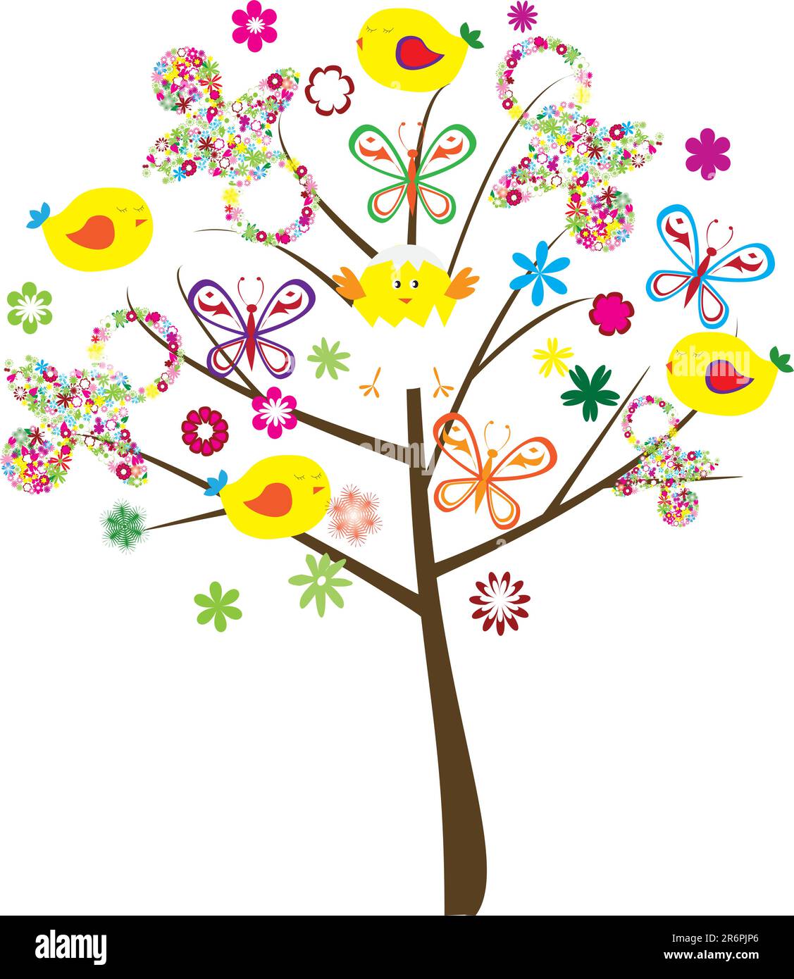 vector tree for baby shower Stock Vector Image & Art - Alamy