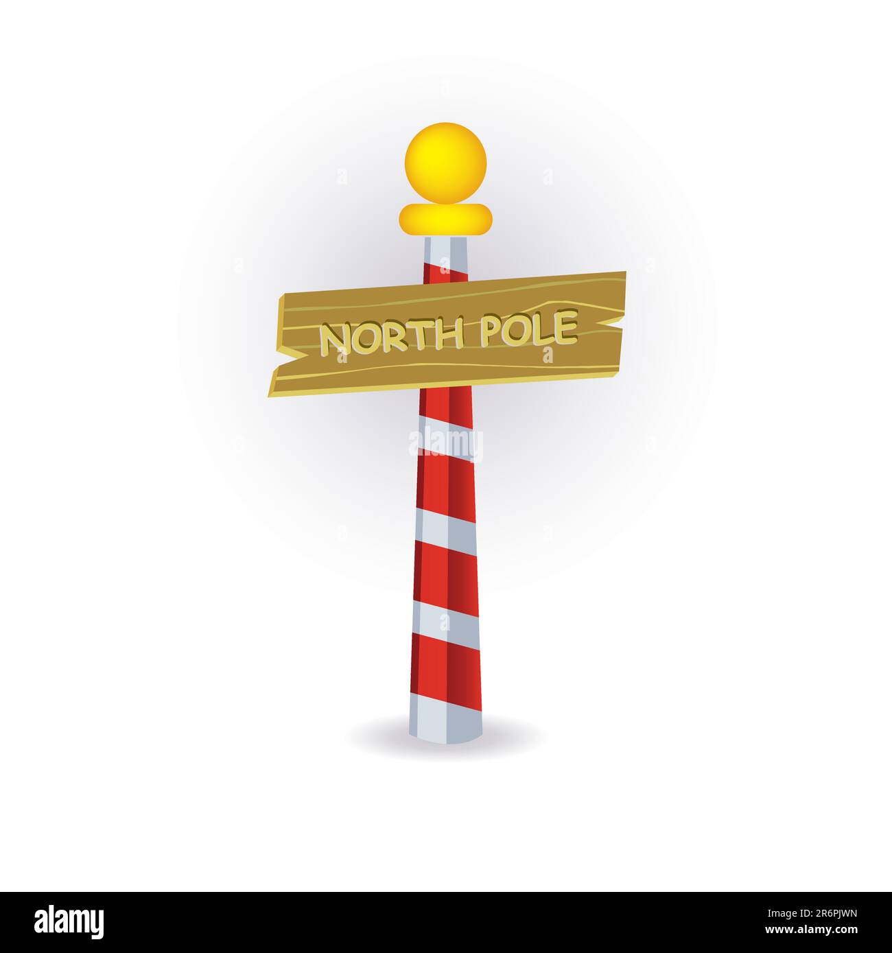 North Pole Flag Clipart