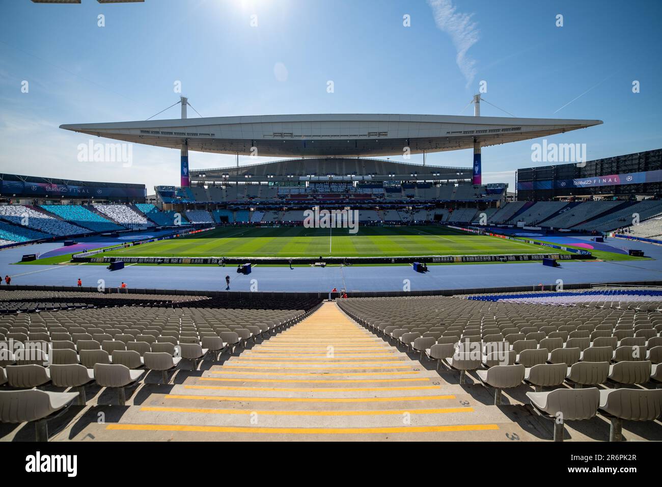 Istambul, Turkey. 11th June, 2023. A general view of Ataturk Stadium ...