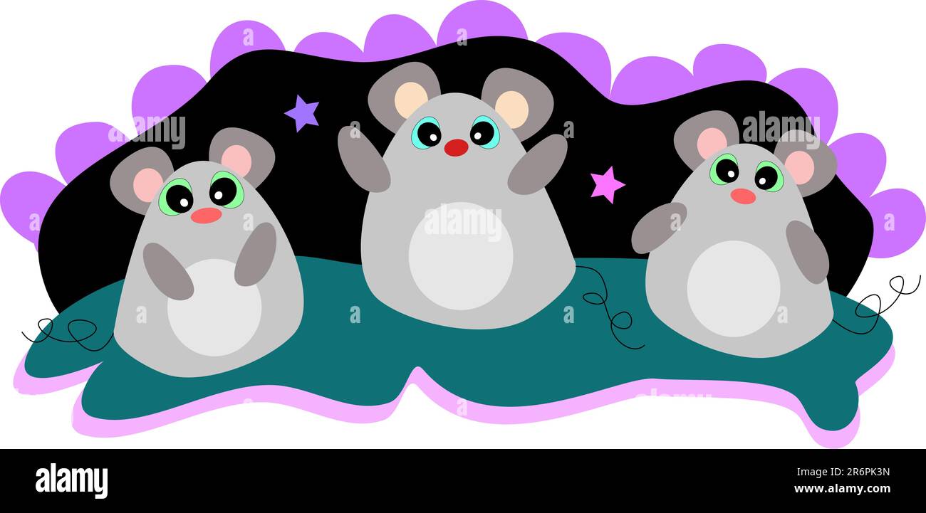 Three mice hi-res stock photography and images - Alamy