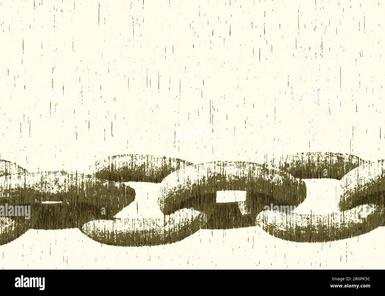 Editable vector illustration of a heavy chain with grunge Stock Vector ...