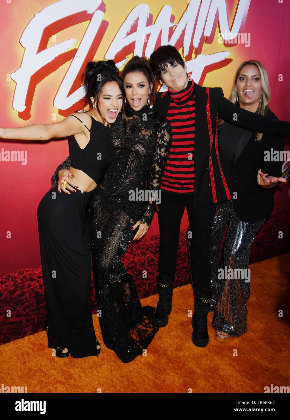 HOLLYWOOD, CALIFORNIA - JUNE 09: (L-R) Becky G, Eva Longoria, Diane ...