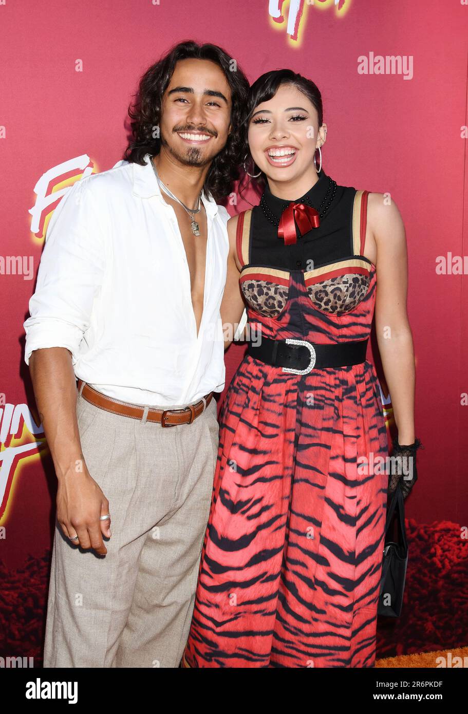 HOLLYWOOD, CALIFORNIA - JUNE 09: (L-R) Michael Cimino and Xochitl Gomez ...