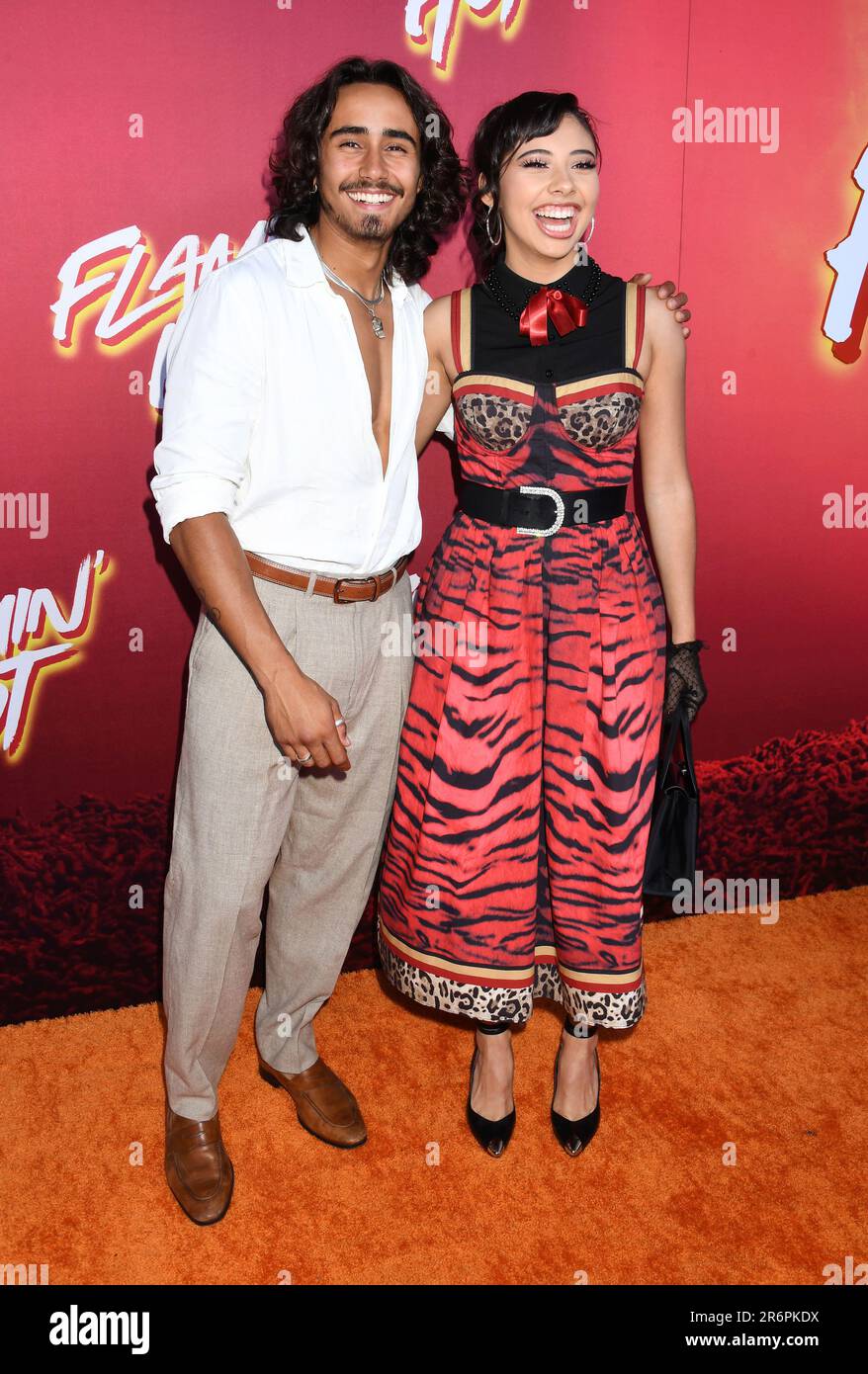 HOLLYWOOD, CALIFORNIA - JUNE 09: (L-R) Michael Cimino and Xochitl Gomez ...